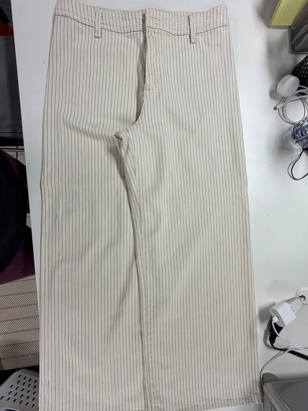 Universal Thread | Pants & Jumpsuits | Universal Thread Cream Pinstripe ...
